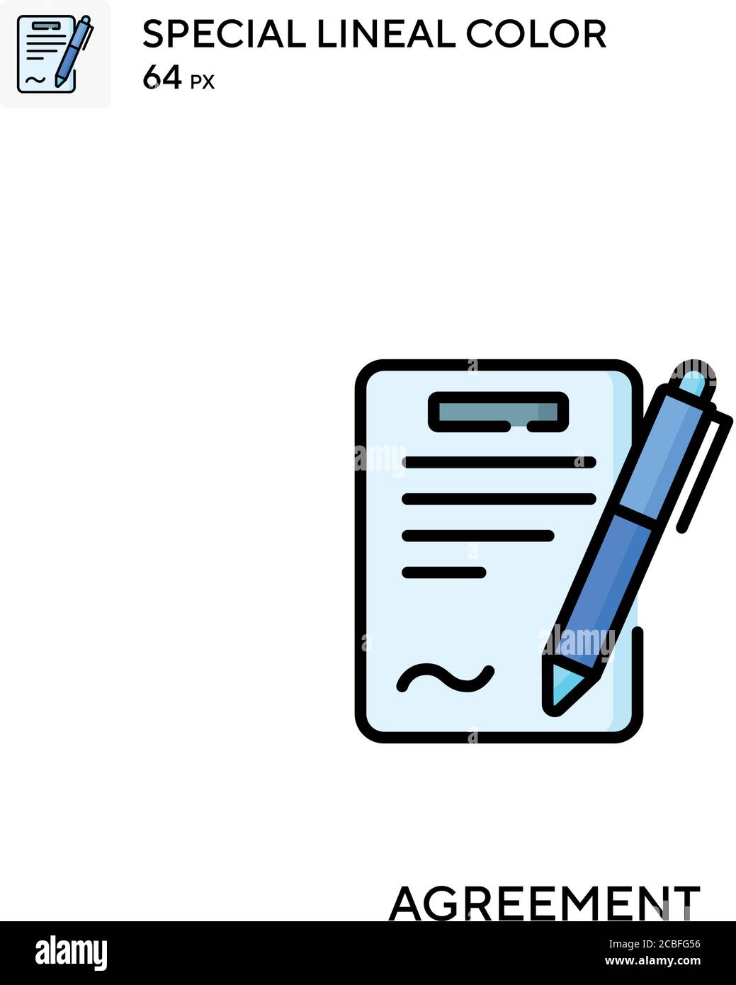 Agreement Simple vector icon. Agreement icons for your business project ...
