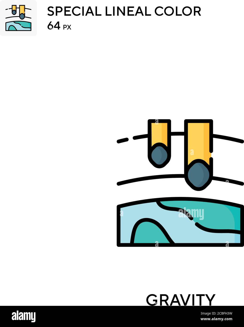 Gravity Simple vector icon. Gravity icons for your business project ...