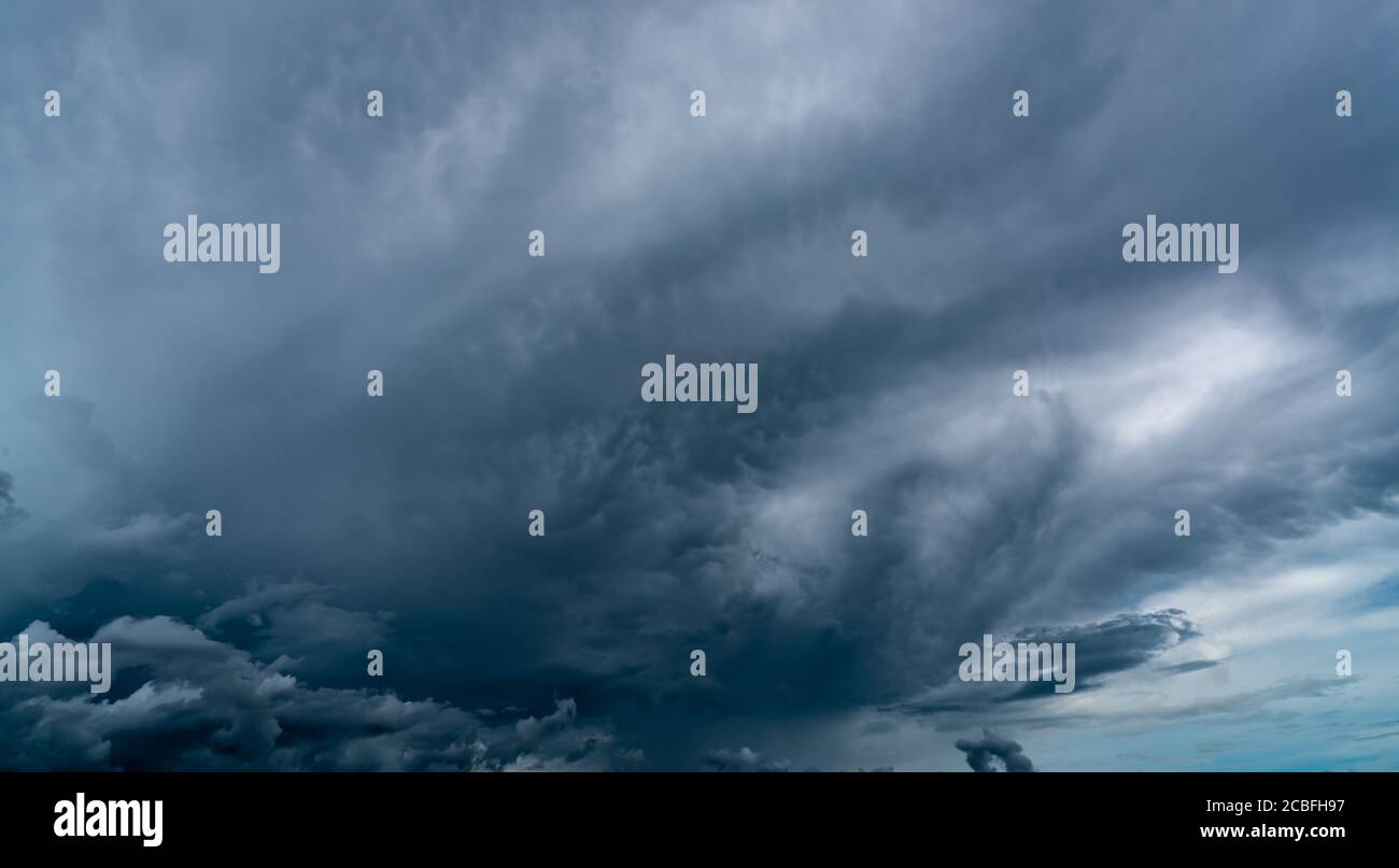 Dark dramatic sky and clouds. Background for death and sad concept ...