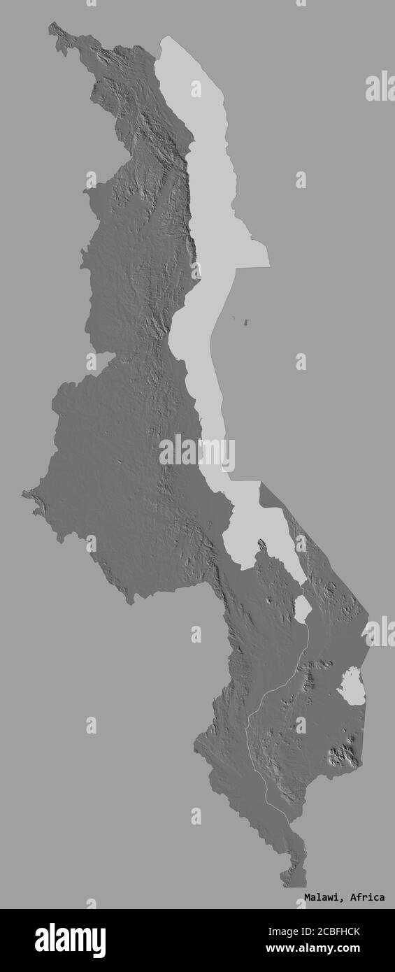 Malawi on map globe Black and White Stock Photos & Images - Alamy