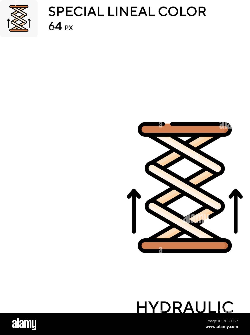 Hydraulic Simple vector icon. Hydraulic icons for your business project ...
