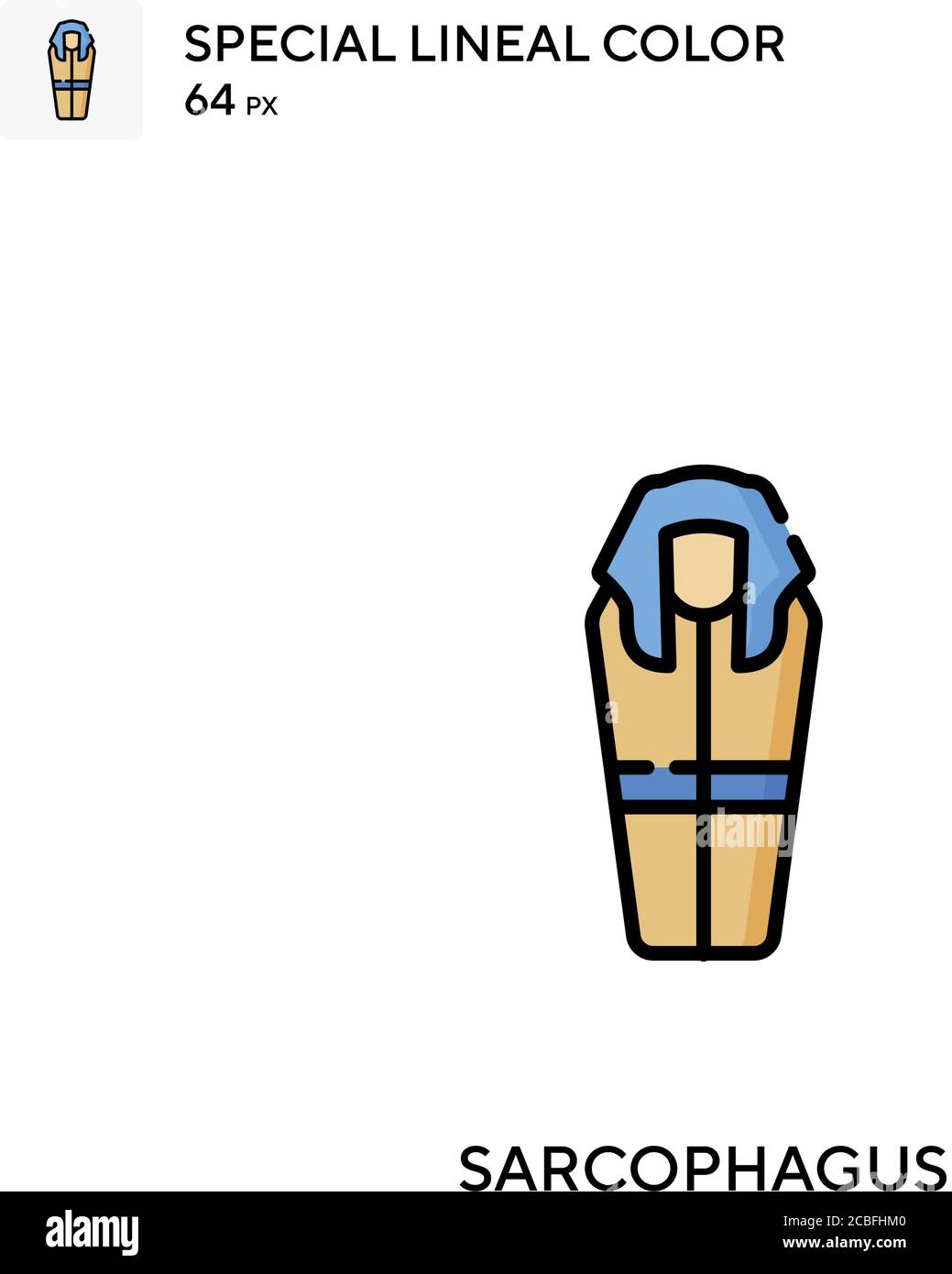 Sarcophagus Simple vector icon. Sarcophagus icons for your business project Stock Vector Image ...