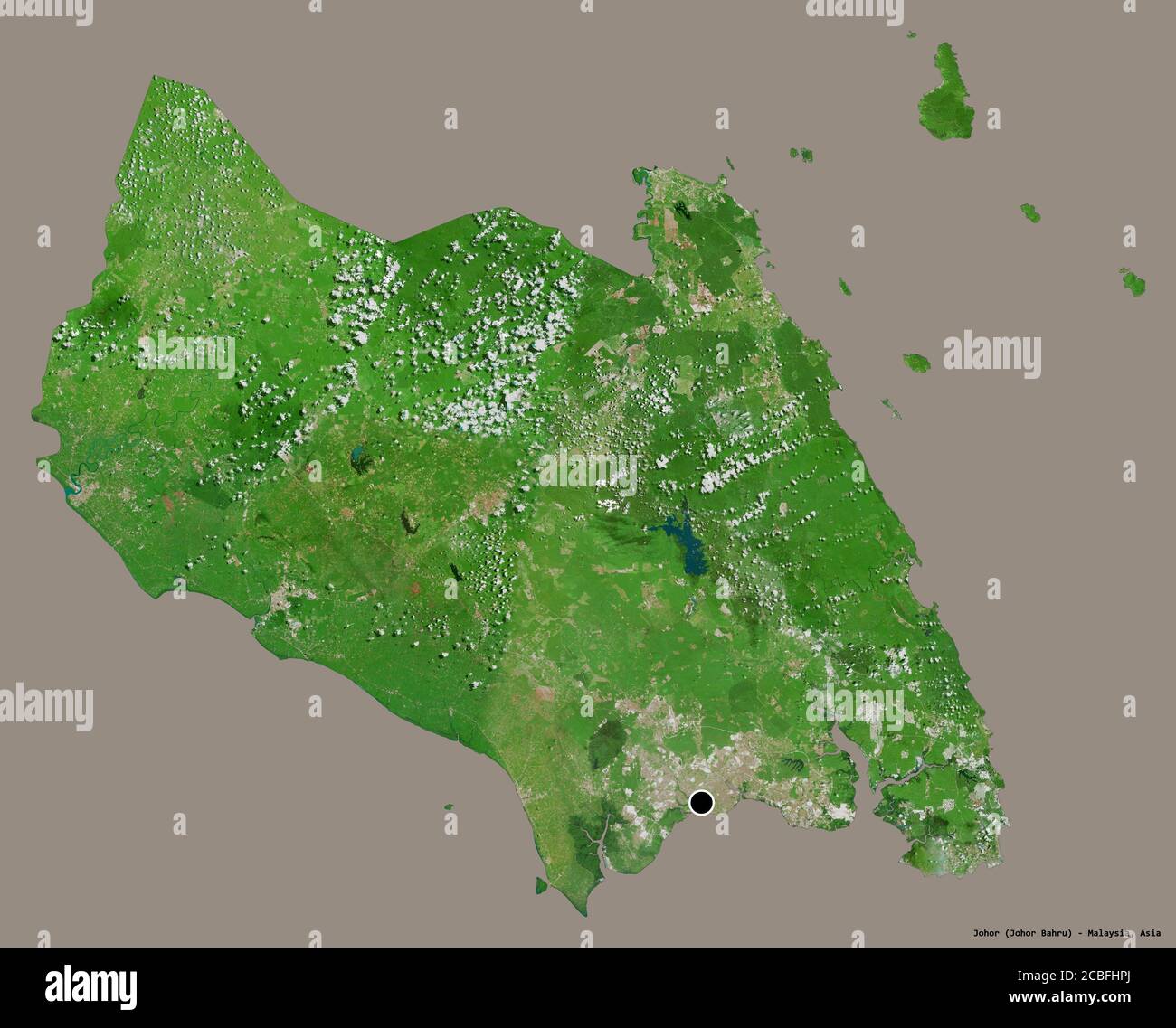 Johore map hi-res stock photography and images - Alamy