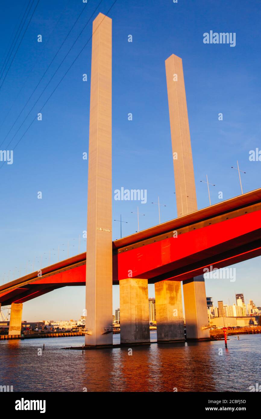 Bolte Bridge at Dusk in Melbourne Stock Photo - Alamy