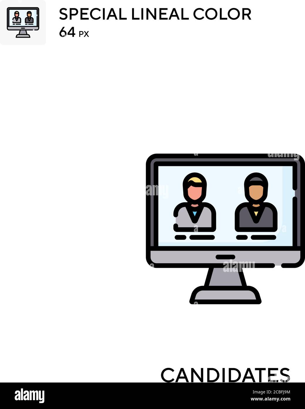 Candidates Simple vector icon. Candidates icons for your business ...