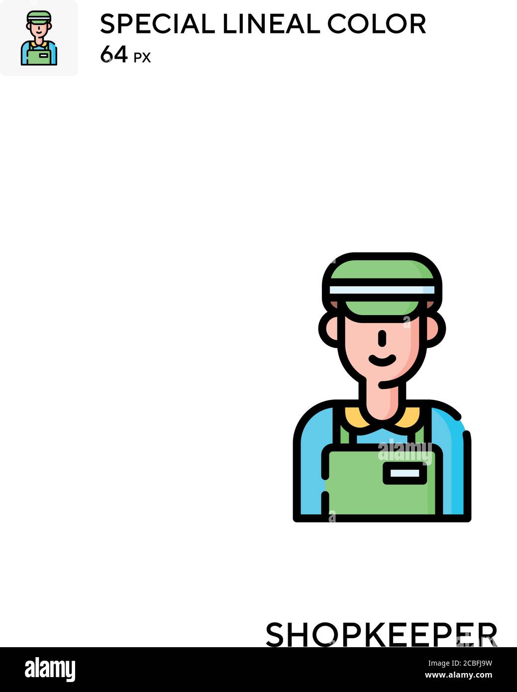 Occupation shopkeeper Cut Out Stock Images & Pictures - Alamy