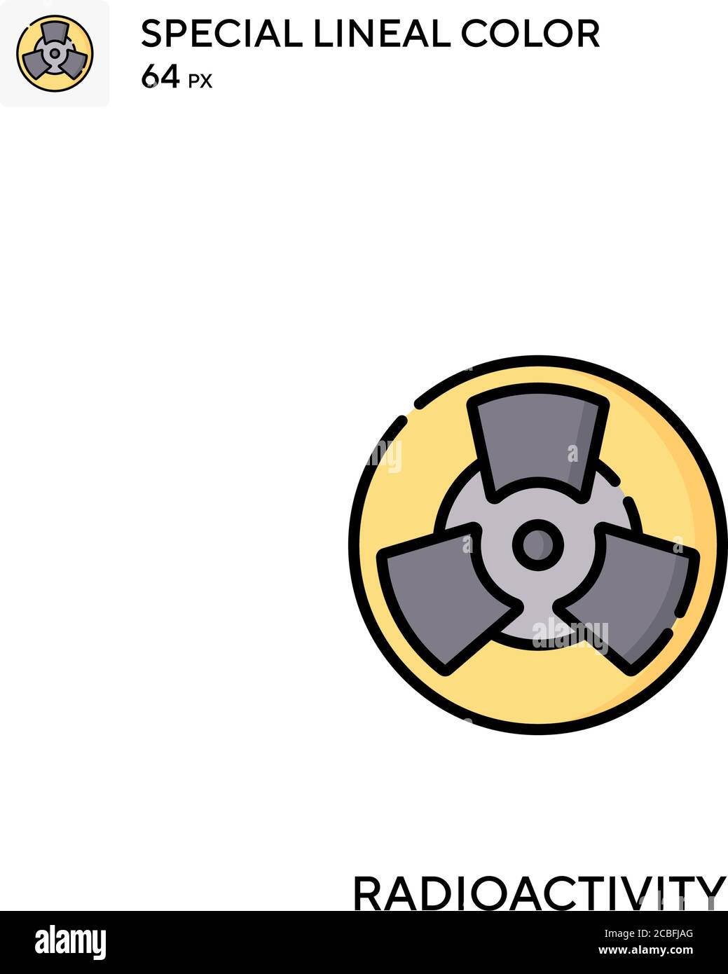 Radioactivity Simple vector icon. Radioactivity icons for your business ...