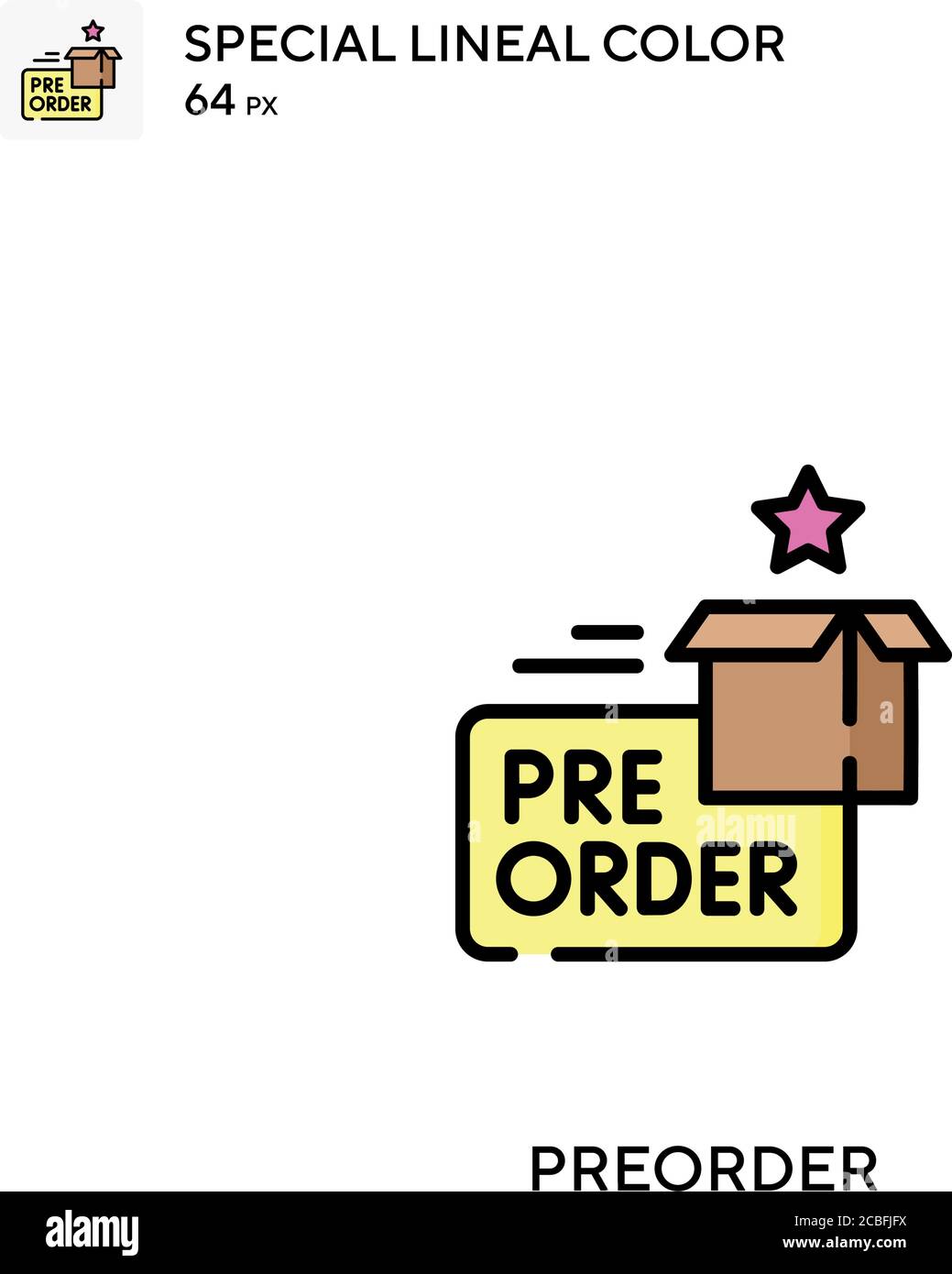 Preorder Simple vector icon. Preorder icons for your business project ...