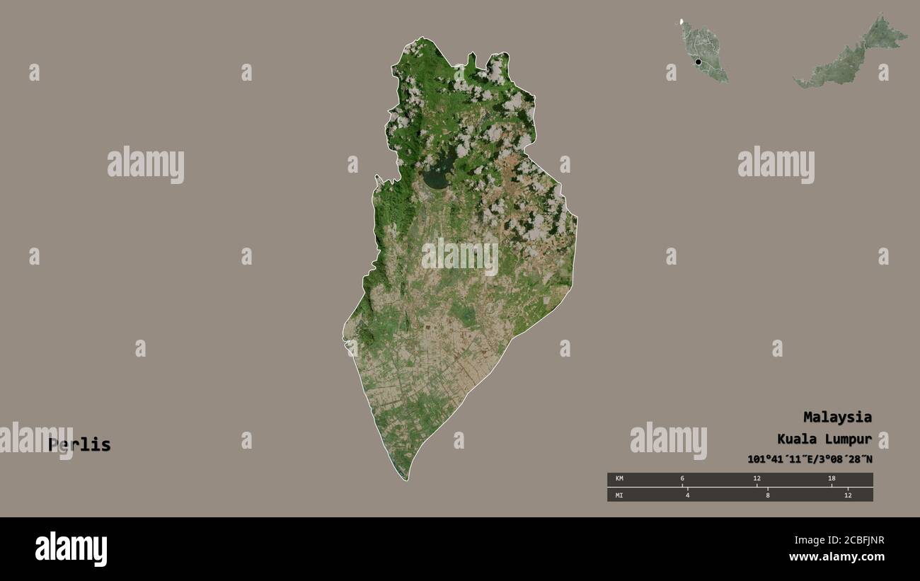 Perlis map hi-res stock photography and images - Alamy