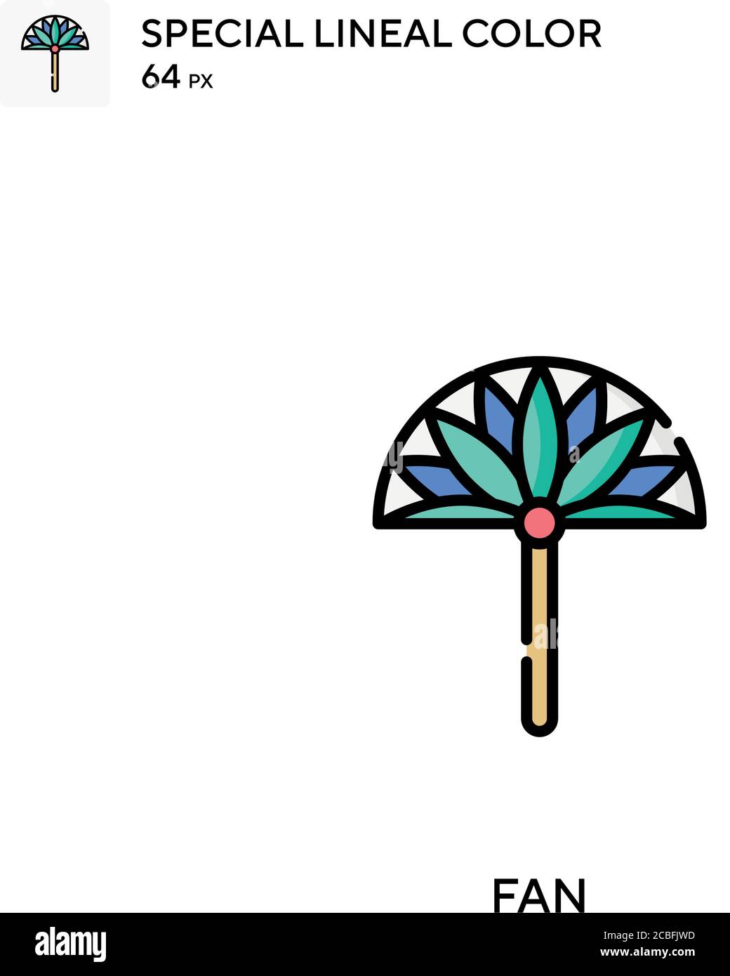 Fan Simple vector icon. Fan icons for your business project Stock ...