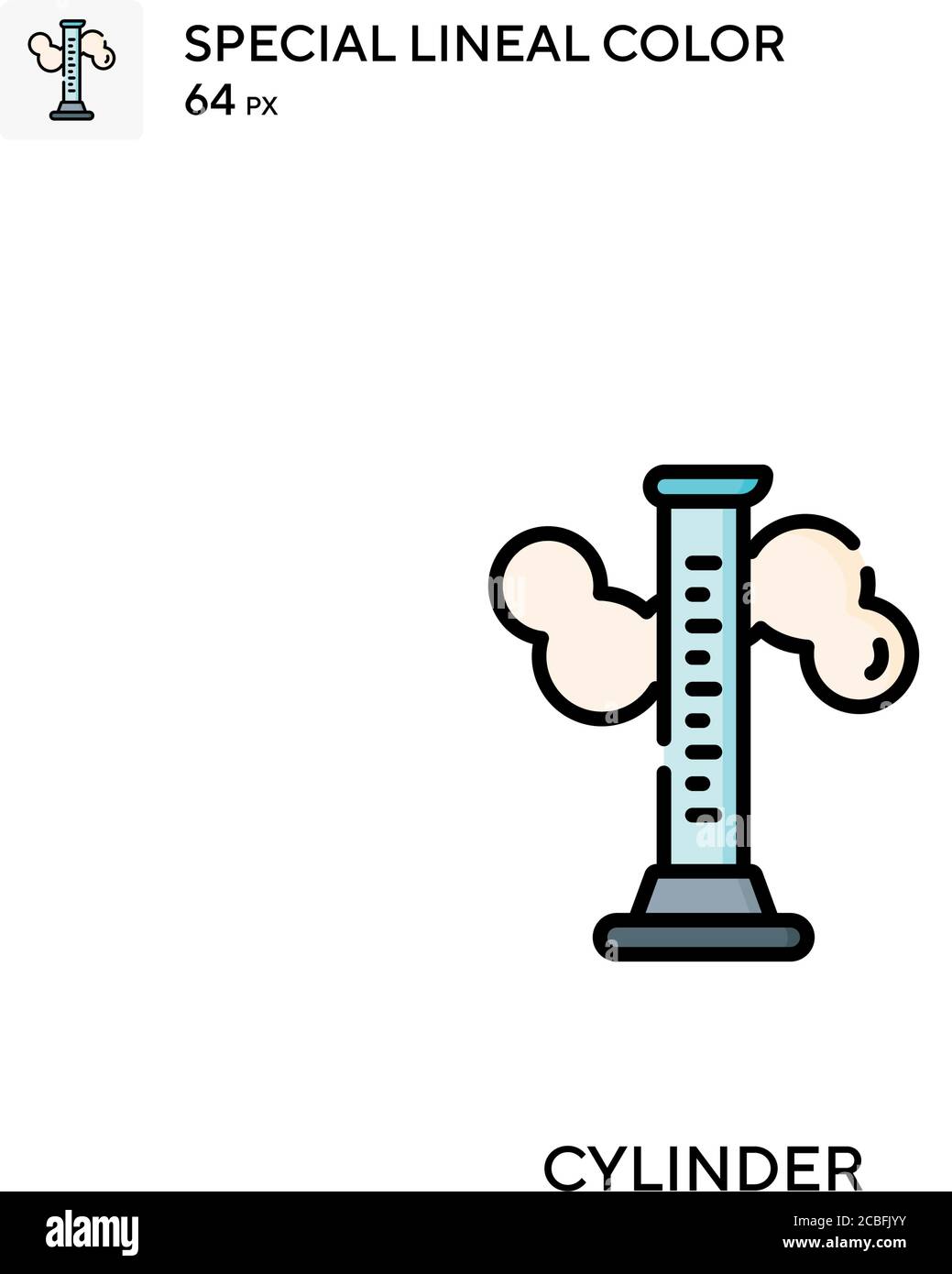 Cylinder Simple vector icon. Cylinder icons for your business project ...