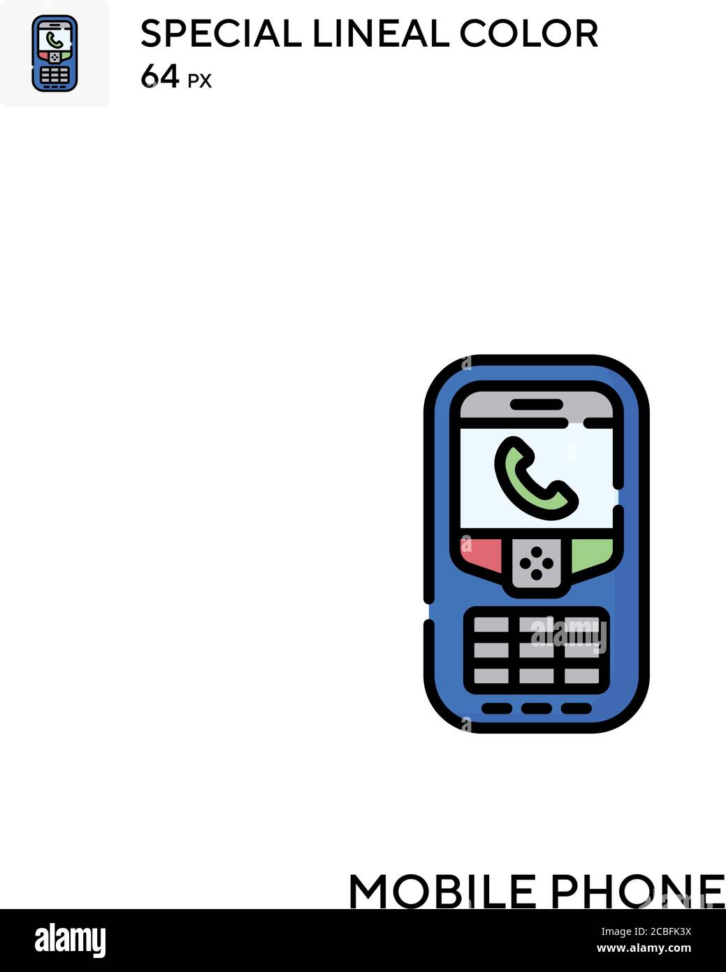 Mobile phone Simple vector icon. Mobile phone icons for your business ...