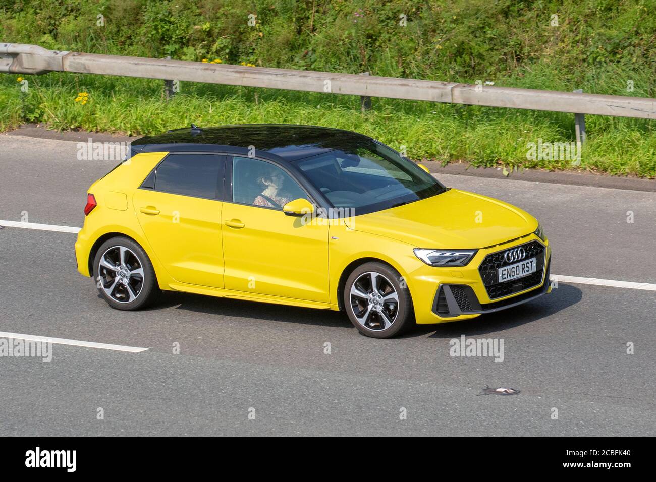 Audi a1 yellow cars hi-res stock photography and images - Alamy