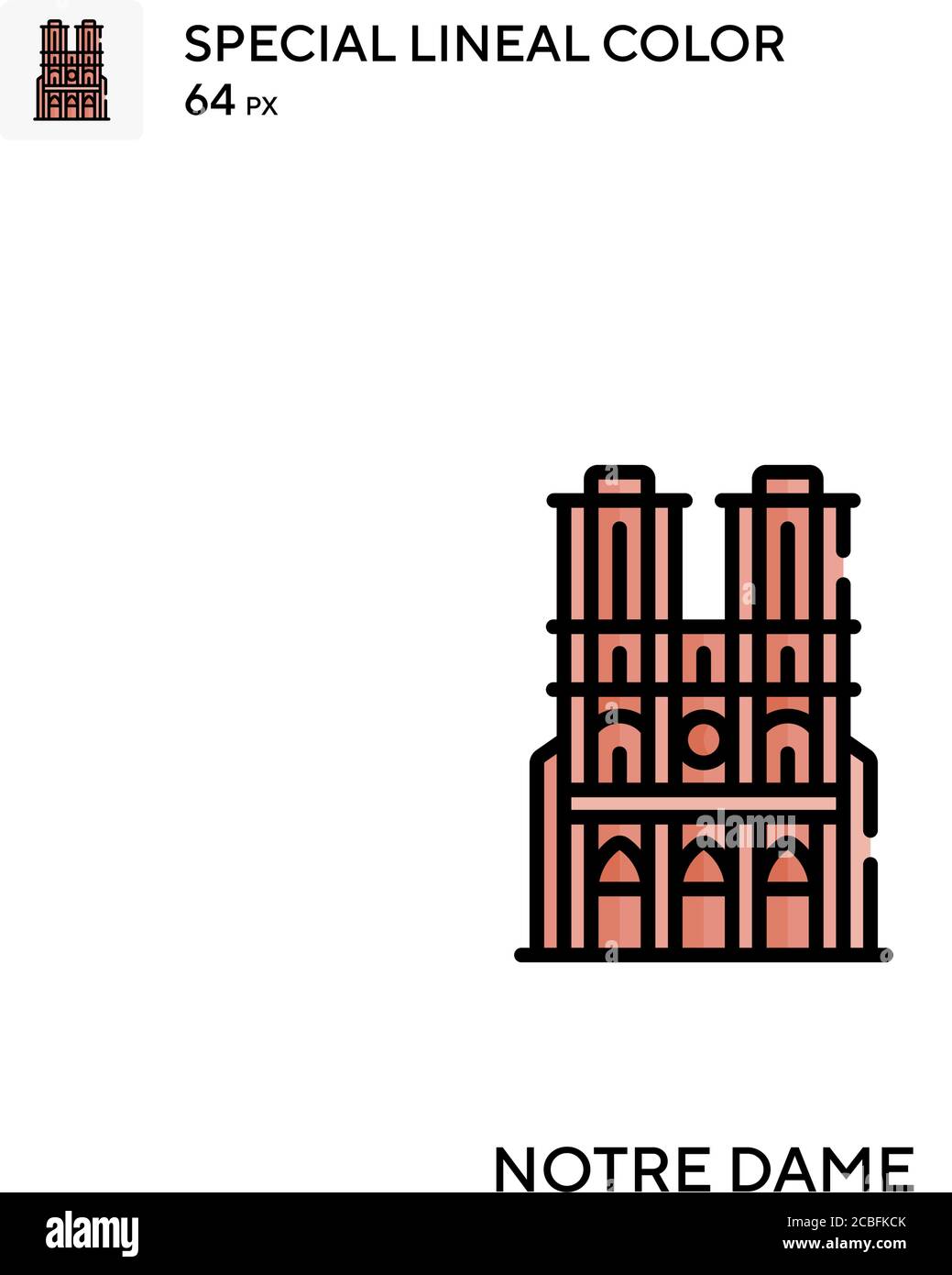 Notre dame cathedral exterior Cut Out Stock Images & Pictures - Alamy