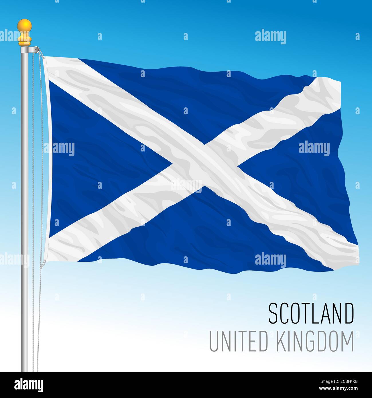 Scottish flag eu Stock Vector Images - Alamy