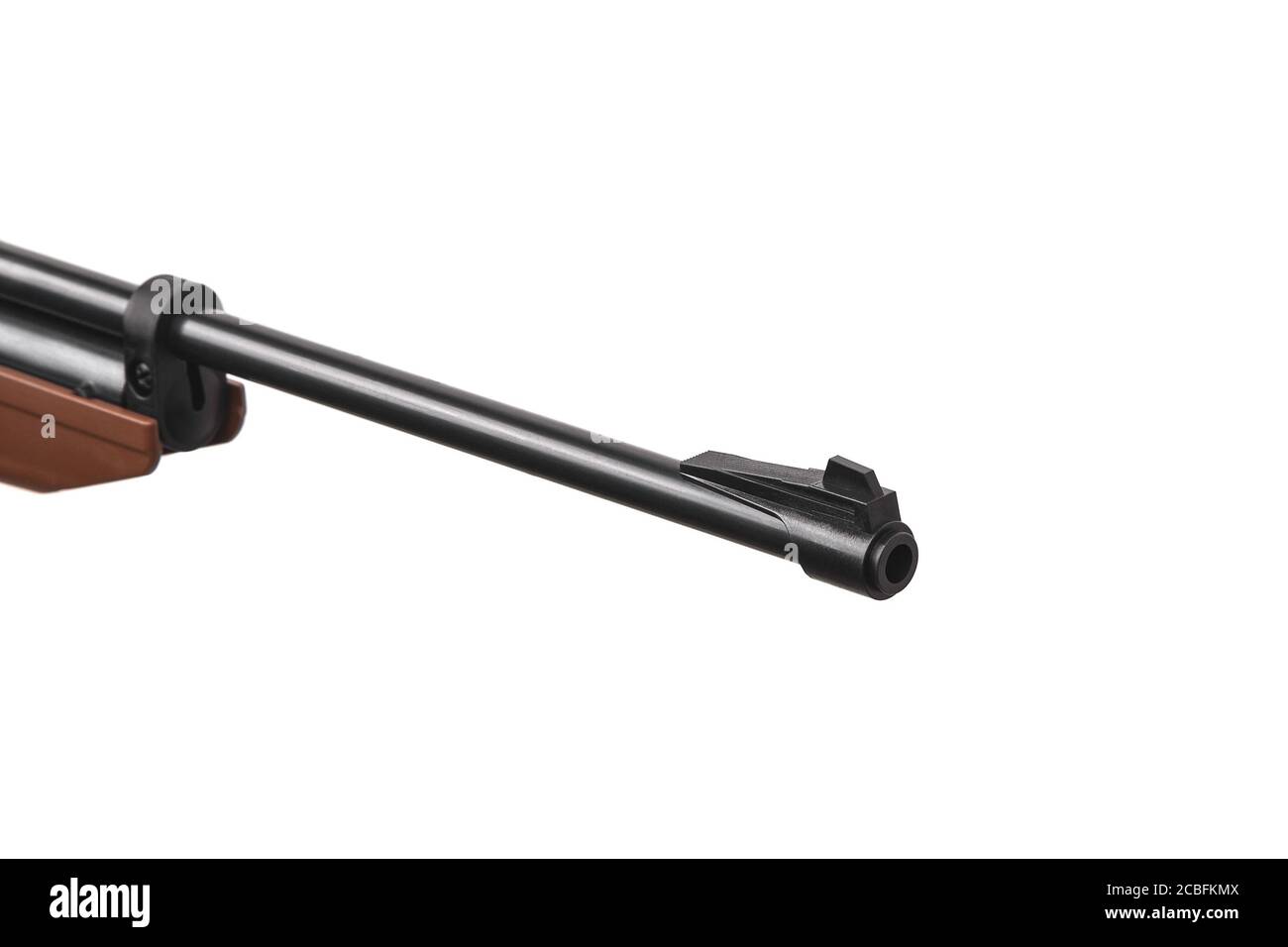 Air rifle isolate on a white background. Small-caliber weapons for ...