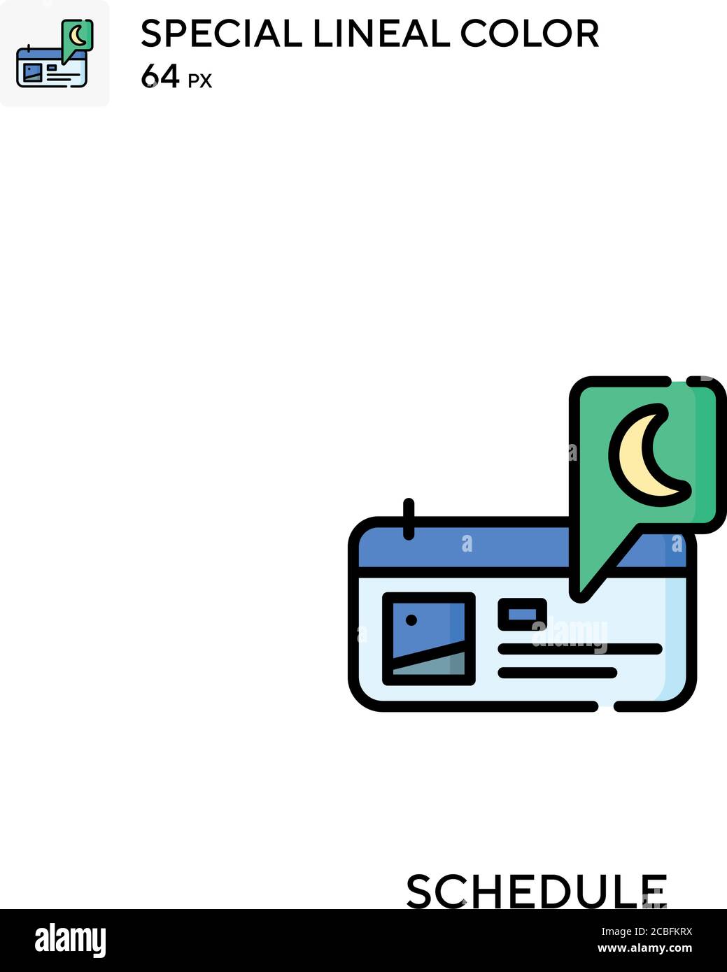 Schedule Simple vector icon. Schedule icons for your business project ...