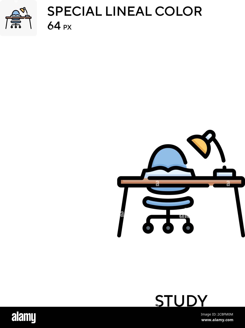 Study Simple vector icon. Study icons for your business project Stock ...