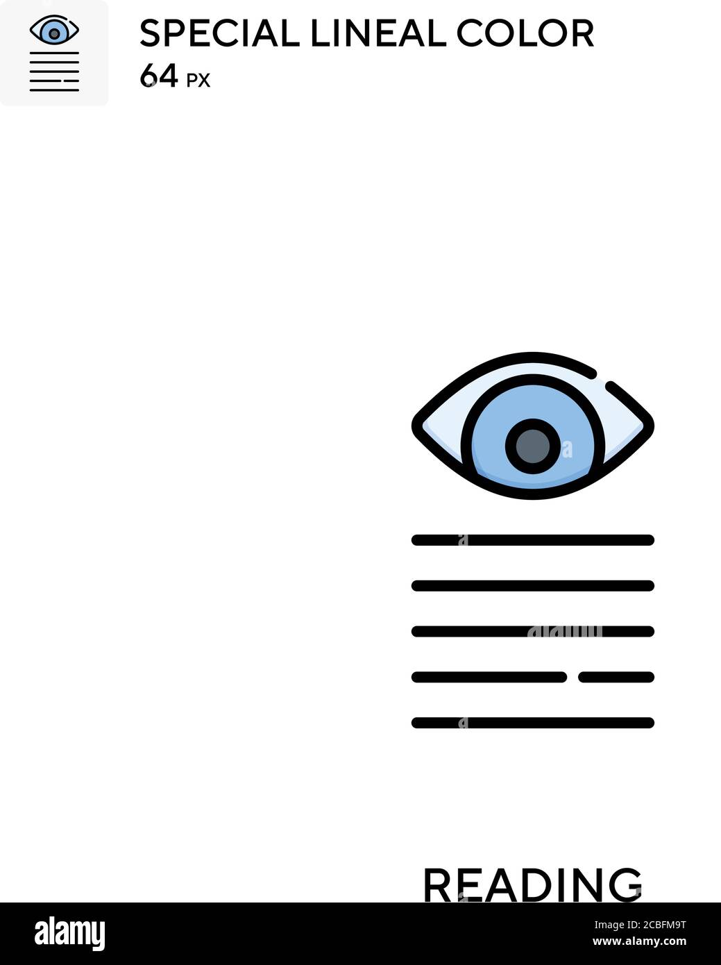 Reading Simple vector icon. Reading icons for your business project ...