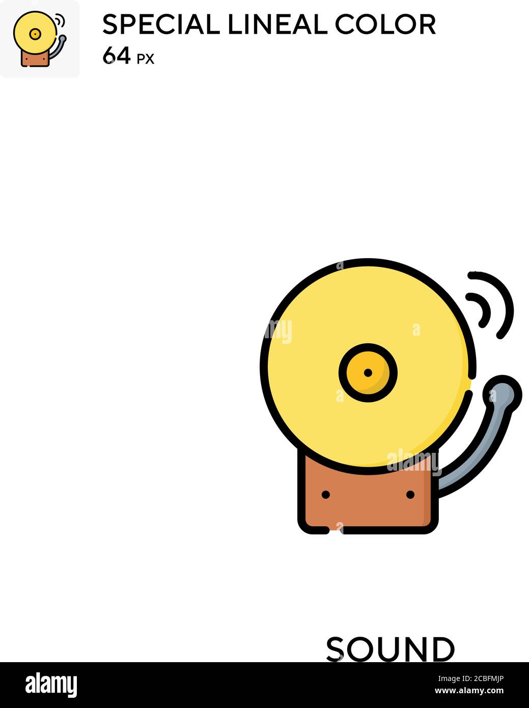 Sound Simple vector icon. Sound icons for your business project Stock ...