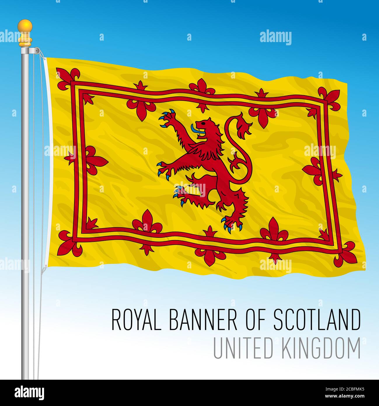 Royal banner of scotland hi-res stock photography and images - Alamy