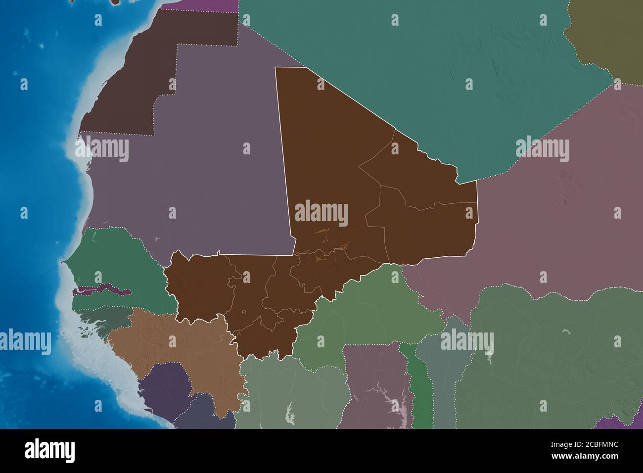 Mali Country Map High Resolution Stock Photography and Images - Alamy