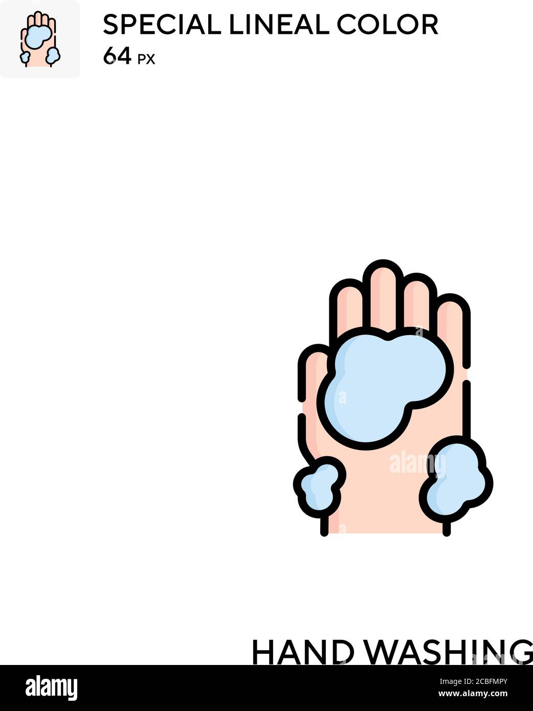 Hand washing Simple vector icon. Hand washing icons for your business ...