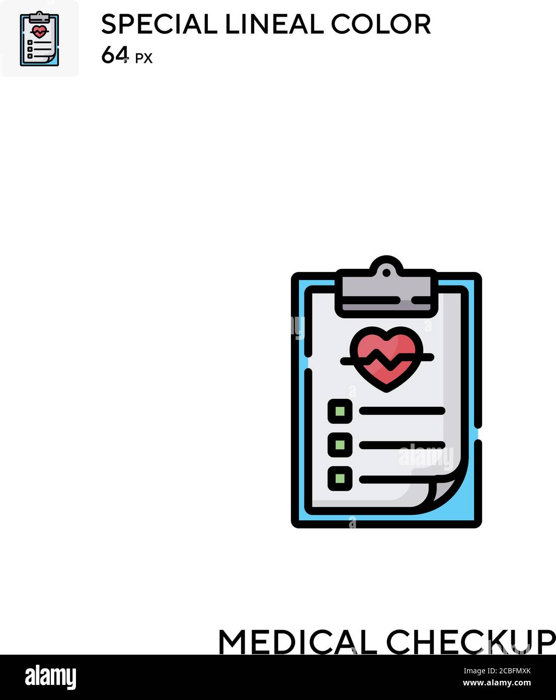 Medical checkup Simple vector icon. Medical checkup icons for your ...