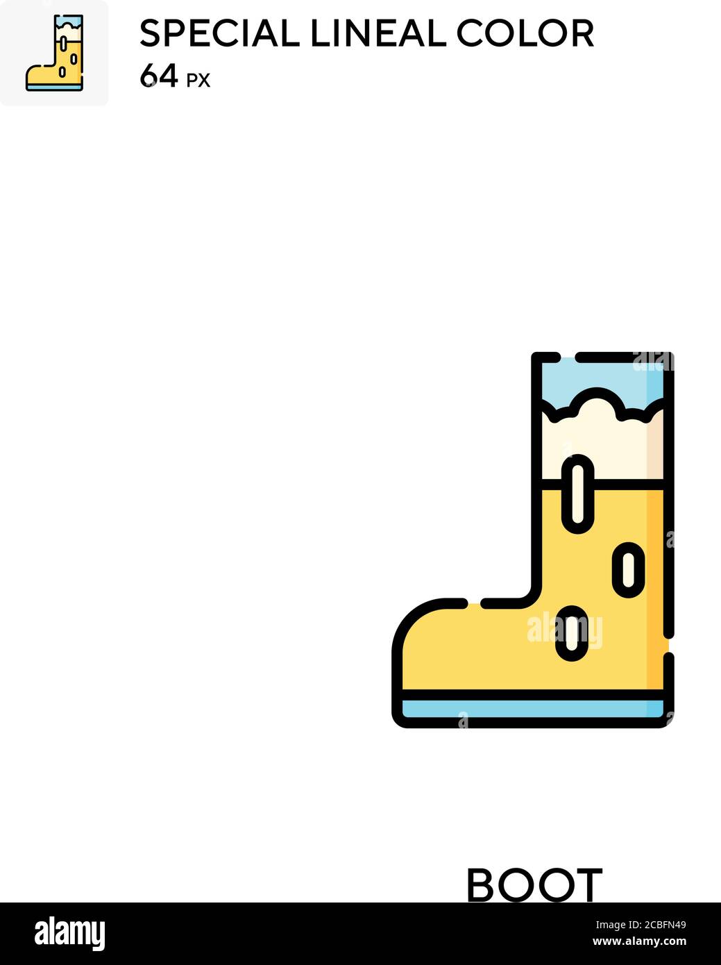 Boot Simple vector icon. Boot icons for your business project Stock ...