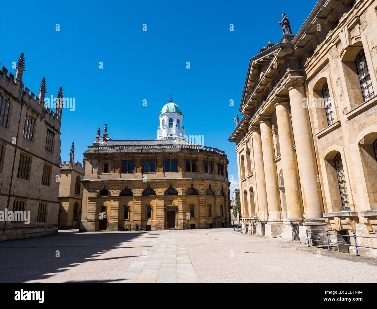 University of Oxford, The Sheldonian Theatre and, Clarendon Building ...