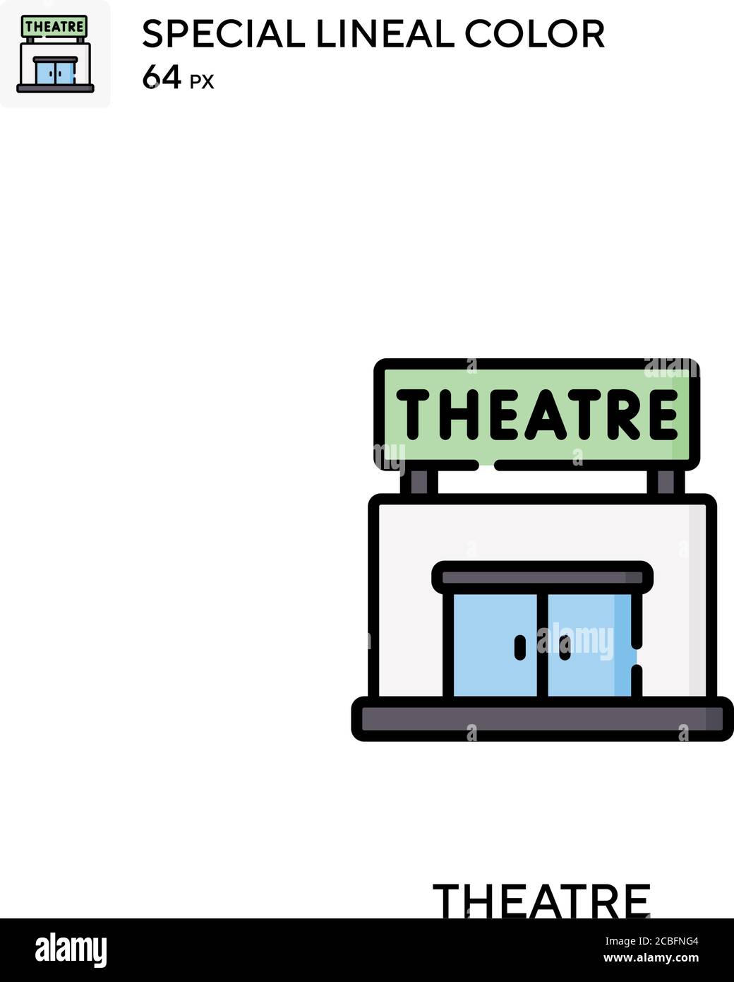 Theatre Simple vector icon. Theatre icons for your business project ...