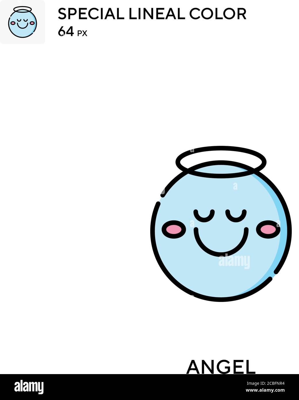 Angel Simple vector icon. Angel icons for your business project Stock ...