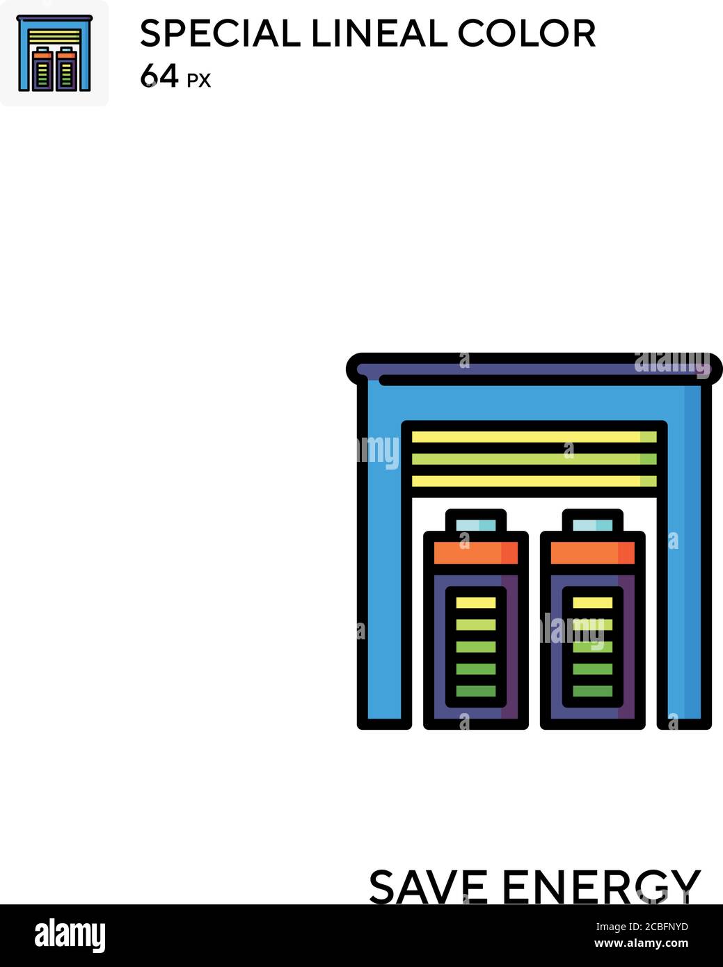 Save energy Simple vector icon. Save energy icons for your business ...