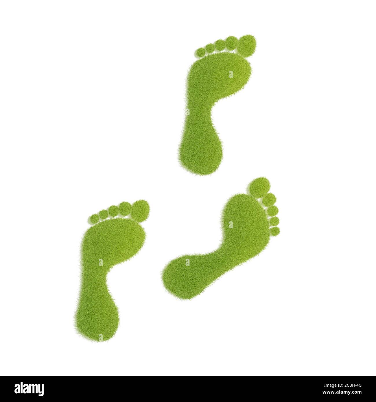 Footprint environmental pollution Cut Out Stock Images & Pictures - Alamy