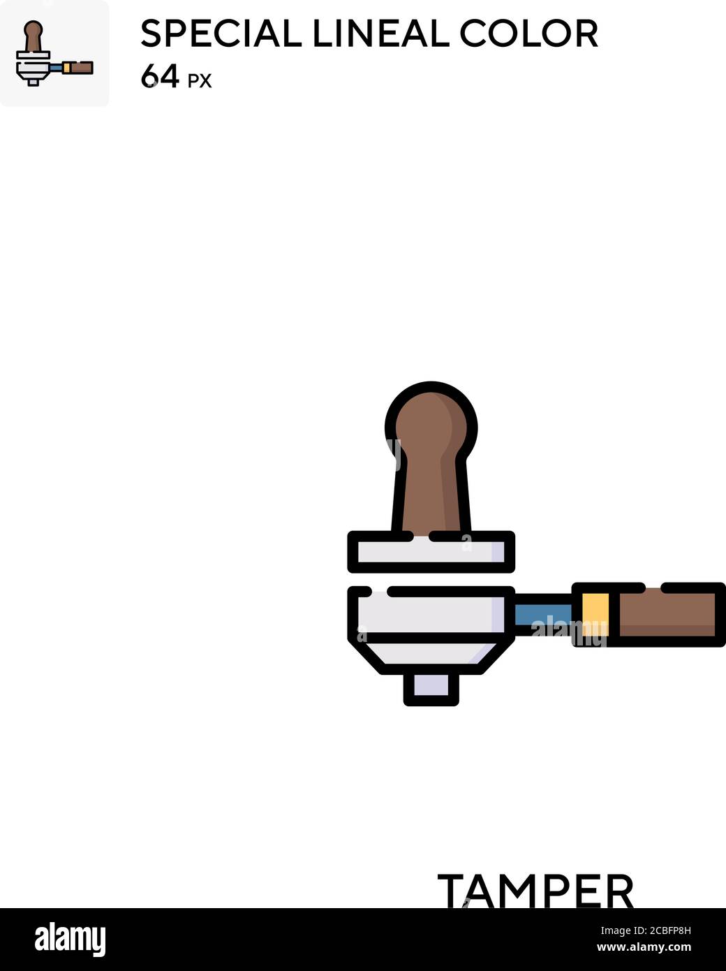 Tamper Simple vector icon. Tamper icons for your business project Stock ...