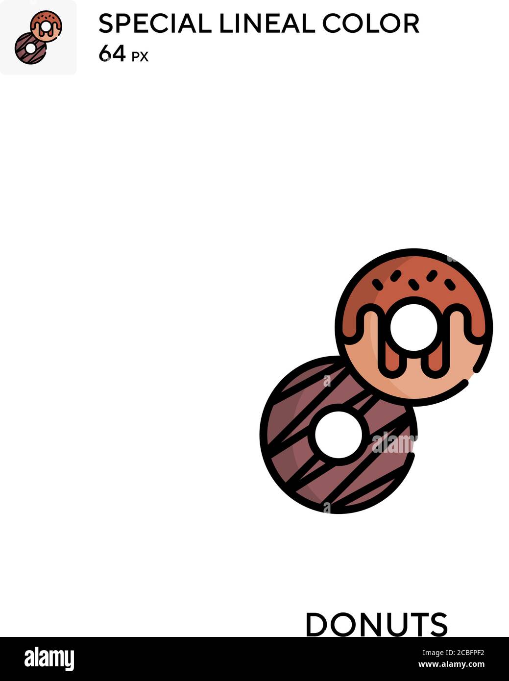 Donuts Simple vector icon. Donuts icons for your business project Stock Vector Image & Art - Alamy