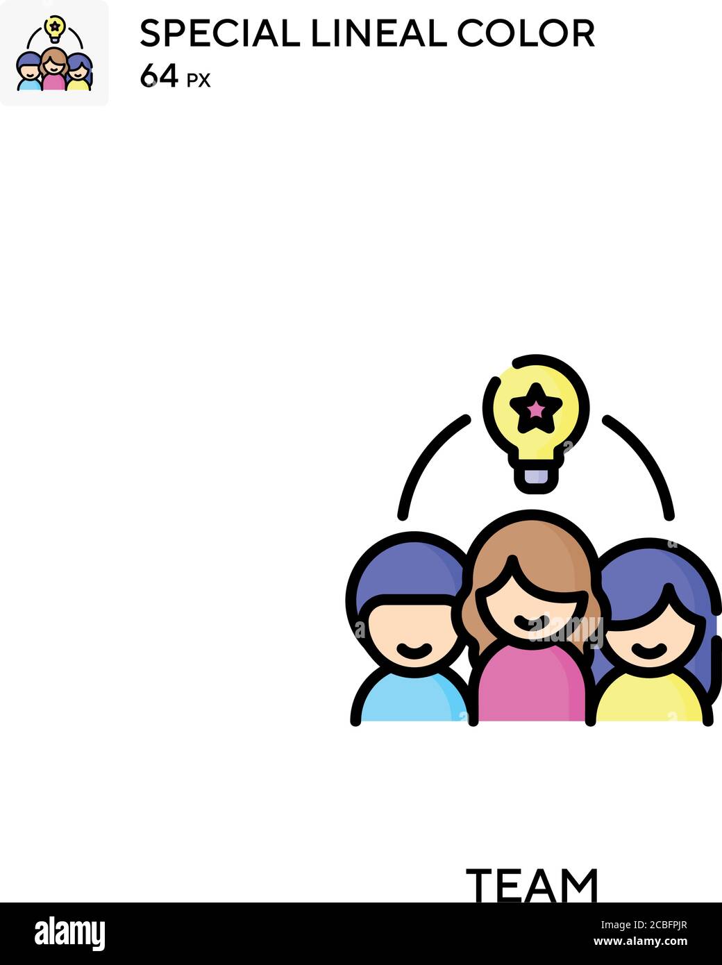 Team Simple vector icon. Team icons for your business project Stock ...