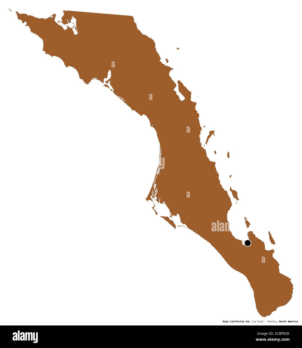 La paz mexico map Cut Out Stock Images & Pictures - Alamy