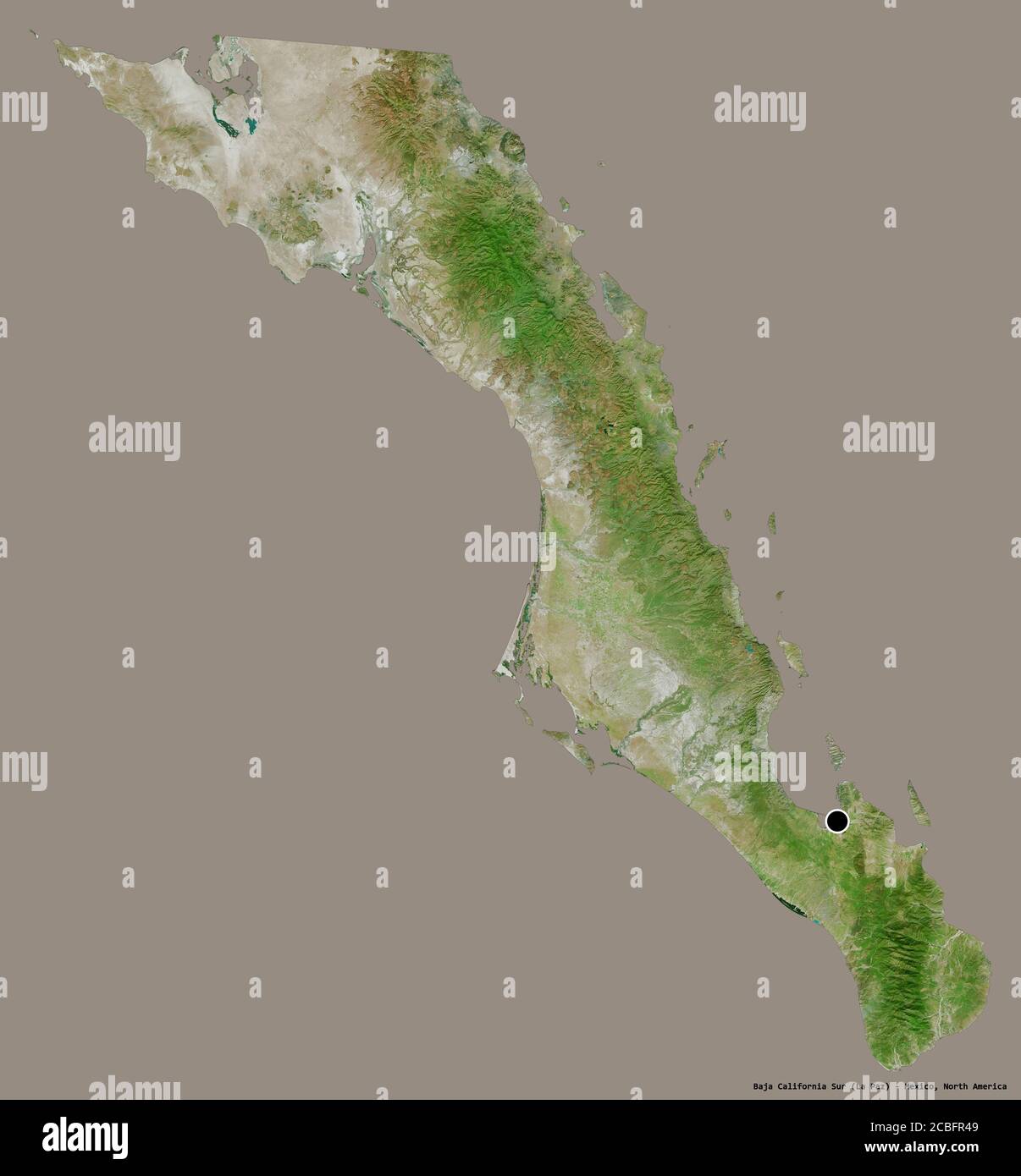 La paz mexico map hi-res stock photography and images - Alamy