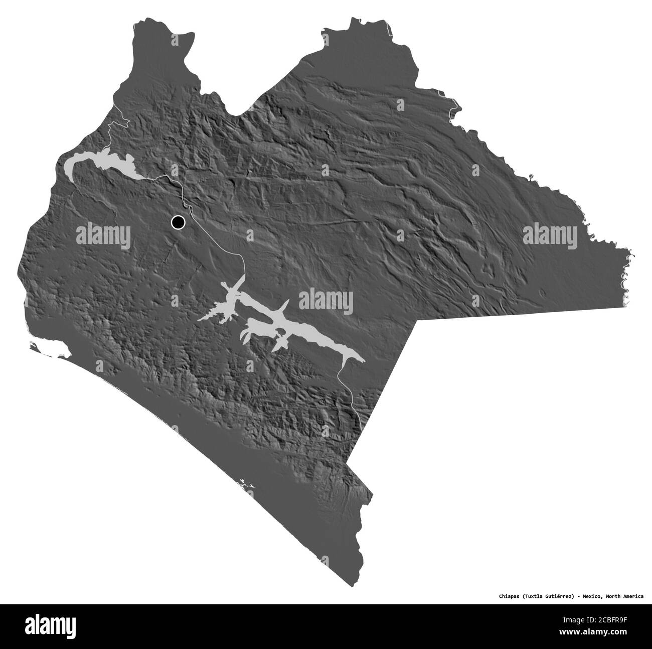 Chiapas map Black and White Stock Photos & Images - Alamy