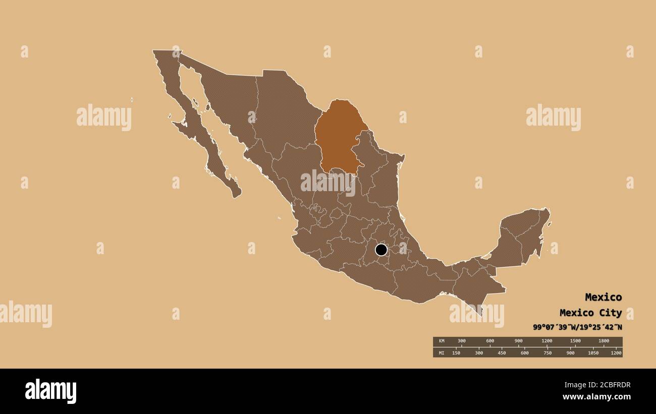 Saltillo mexico map hi-res stock photography and images - Alamy