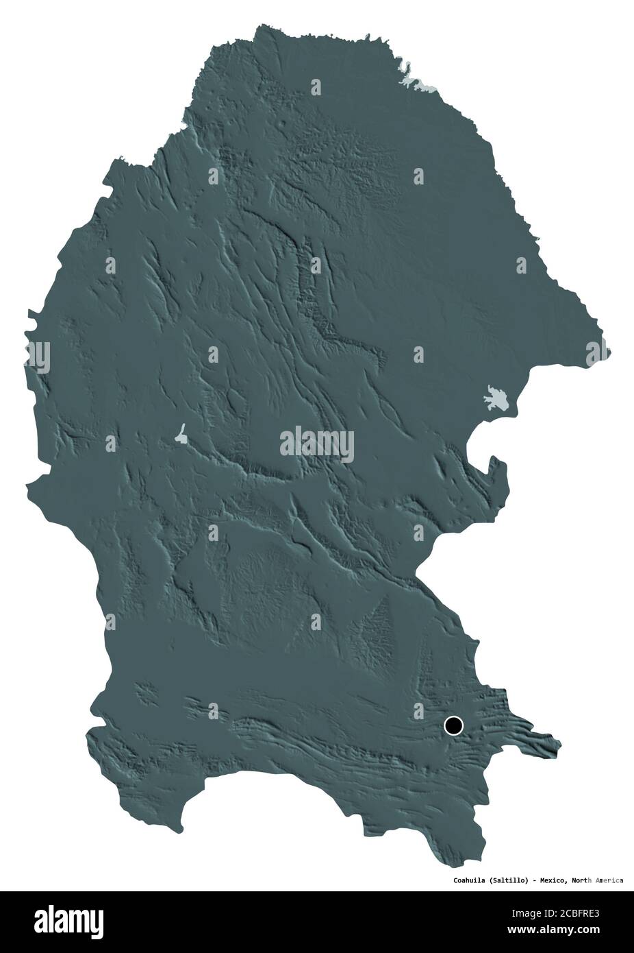 Map of saltillo mexico hi-res stock photography and images - Alamy