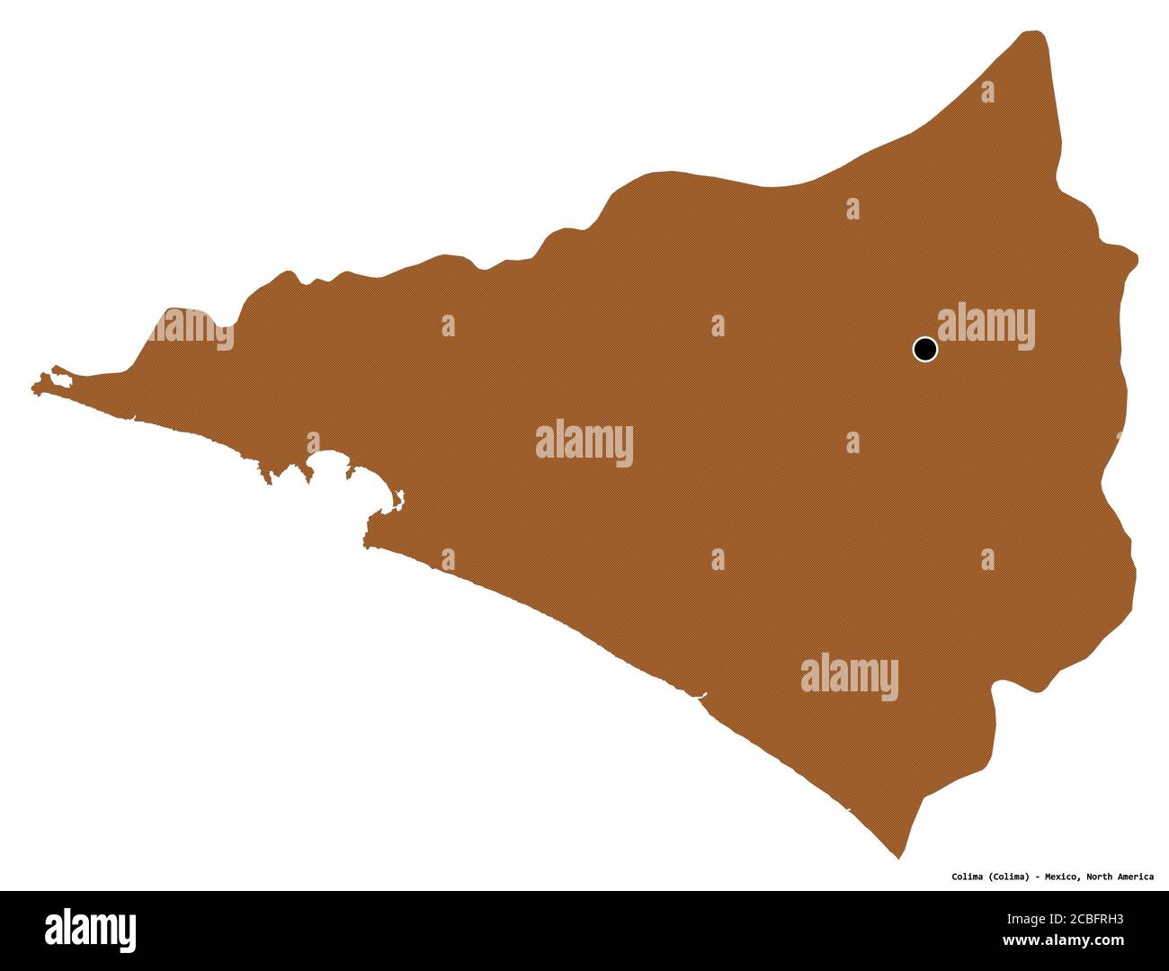 Map of colima mexico hi-res stock photography and images - Alamy