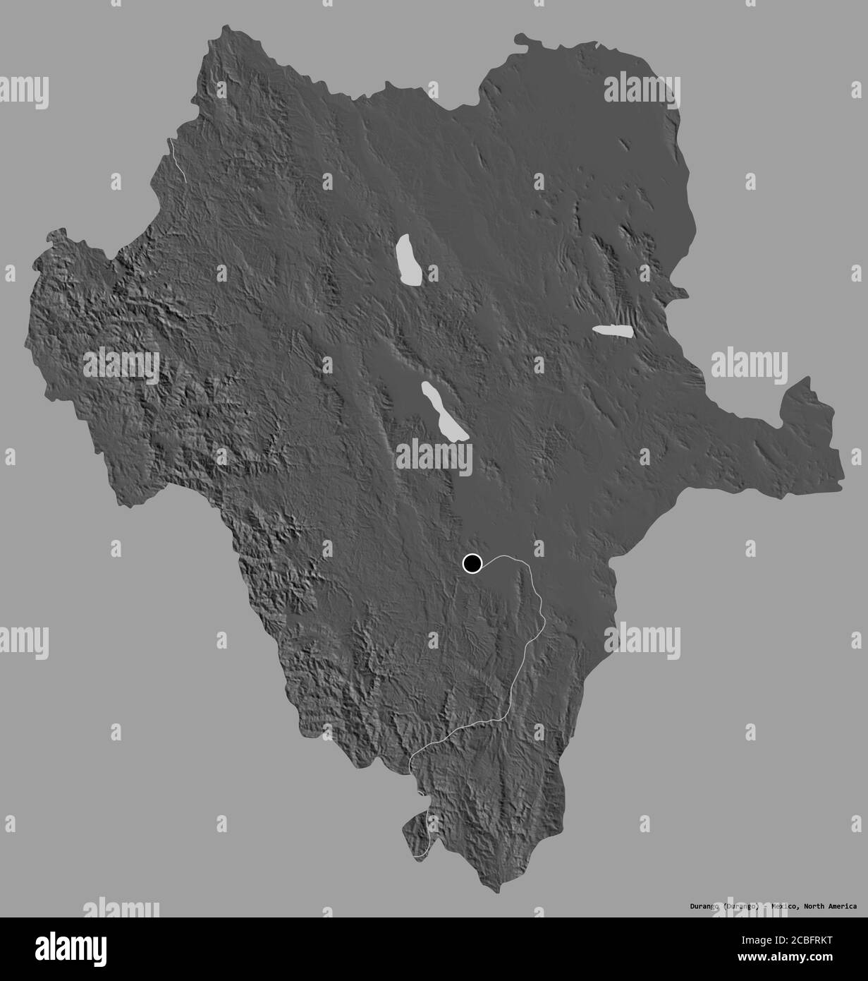 Durango mexico on a map hi-res stock photography and images - Alamy