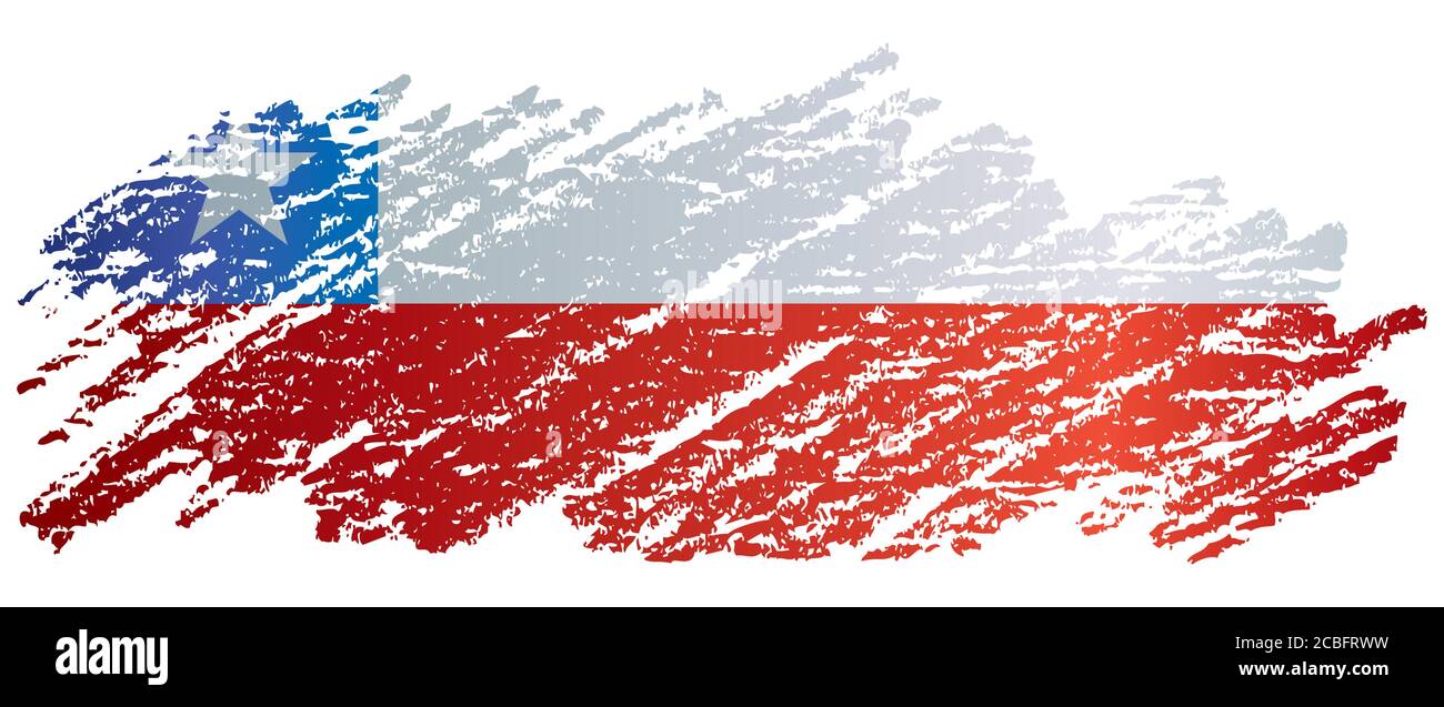 Flag of Chile, Republic of Chile. Template for award design, an ...