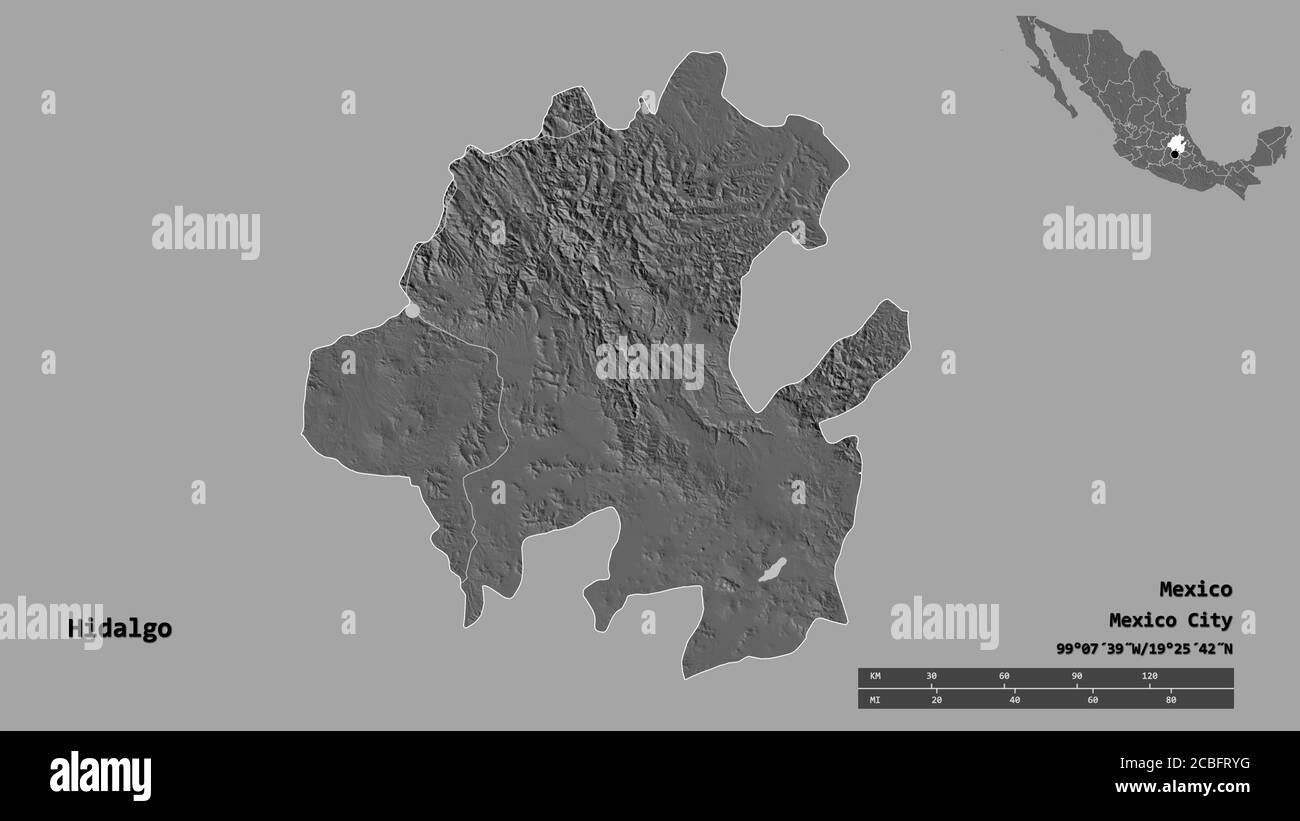 Map of pachuca hi-res stock photography and images - Alamy