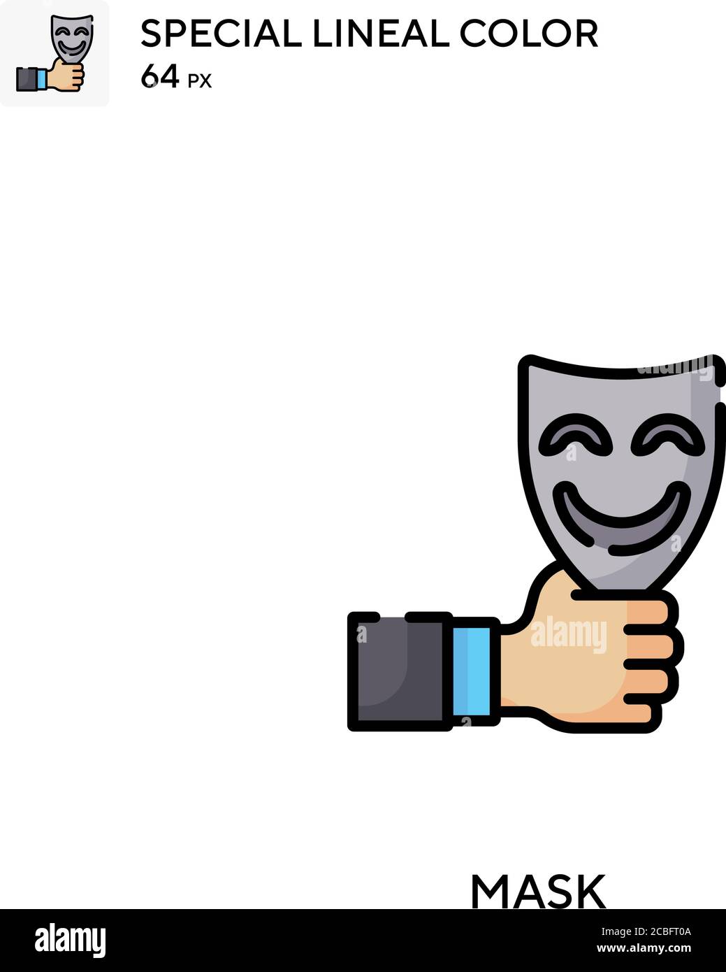 Mask Simple vector icon. Mask icons for your business project Stock ...