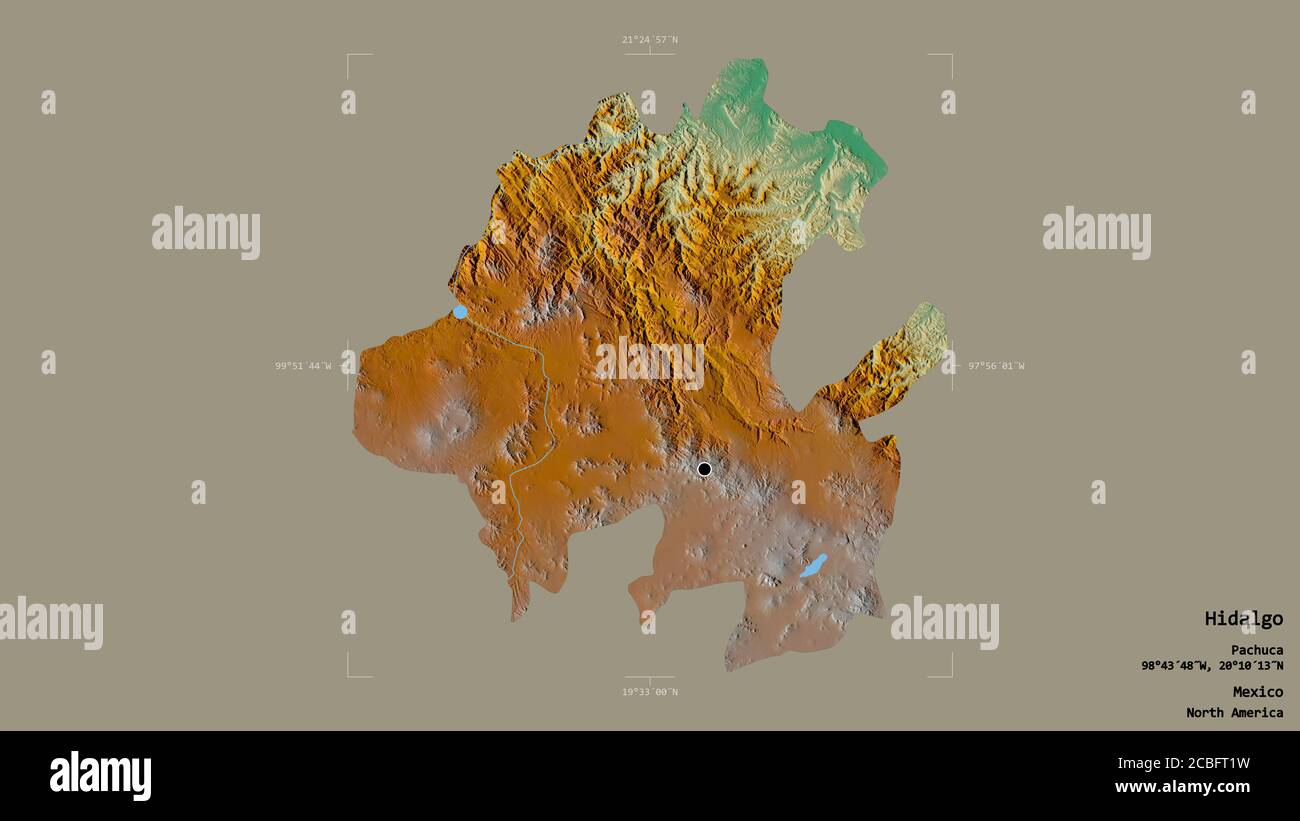 Map of pachuca hi-res stock photography and images - Alamy