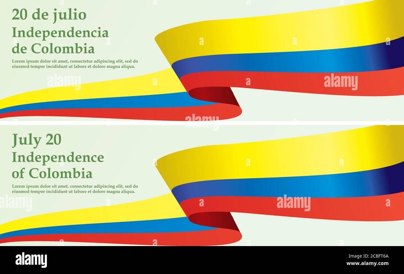 July 20, Declaration of Independence of Colombia. Flag of Colombia ...