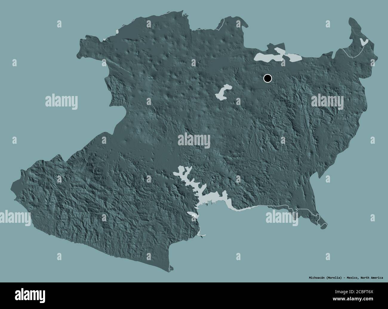 Morelia map hi-res stock photography and images - Alamy